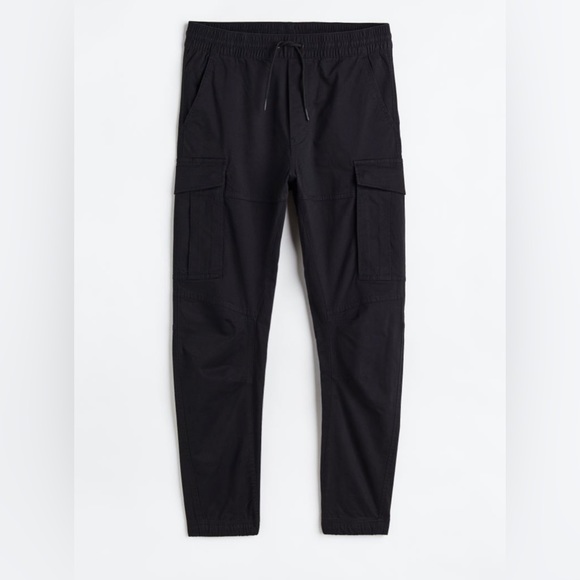 H&M | Pants | Hm Black Cargo Pants | Poshmark